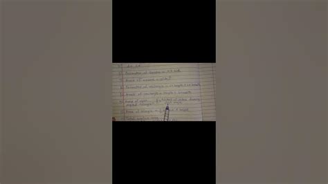 Imp Formulas Impformulas Maths 7th Youtube Imp Formulas Impformulas Maths 7th Youtube