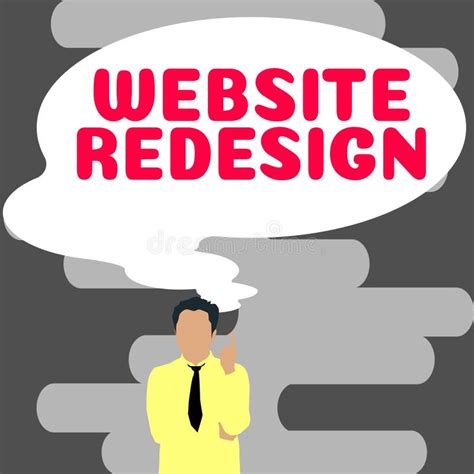 Text Showing Inspiration Website Redesign Business Showcase Modernize Improver Or Evamp Your