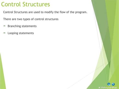 python control structures pptx