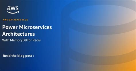 Aws Databases And Analytics On Linkedin Memorydb Aws