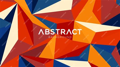 Premium Vector Modern Abstract Geometric Triangles Pattern Background