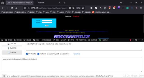 Sql Labs靶场第十九关测试报告sqli Labs19关 Csdn博客 Sql Labs靶场第十九关测试报告sqli Labs19关 Csdn博客