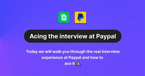 How To Ace The Paypal Interview Written By An Ex Paypal Recruiter By Marcus Palmer Fortune