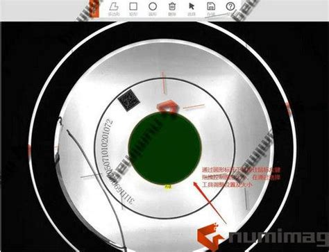 新工具 Dlia工业缺陷检测系统 圆形标注工具 虚数科技numimag