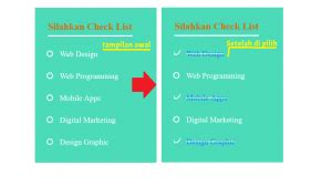 Cara Membuat Check List Menggunakan HTML CSS Kursus Web Design Private Online 1 On 1 DUMET