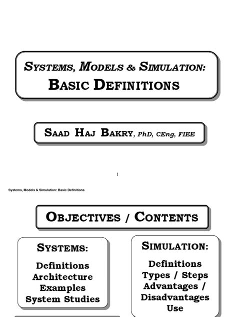 PDF Basic Definitions Of Systems DOKUMEN TIPS