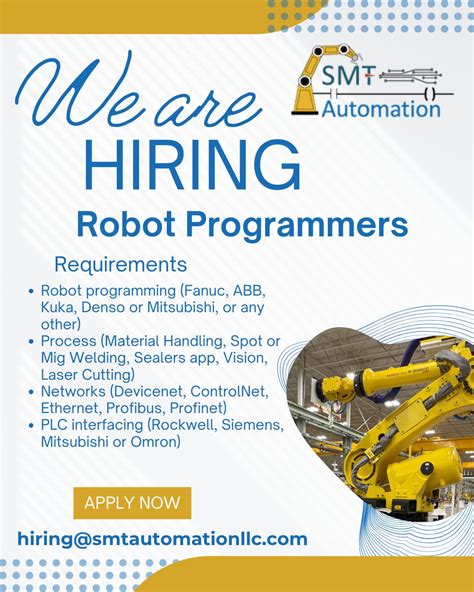Emilia Sandria On Linkedin We Are Hiring Robot Programmers Are You