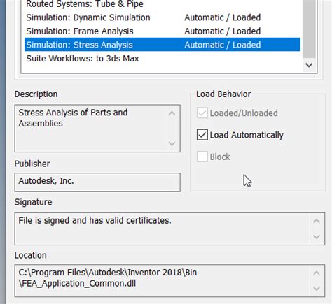 Solved: Simulation: Stress Analysis wont load - Autodesk Community