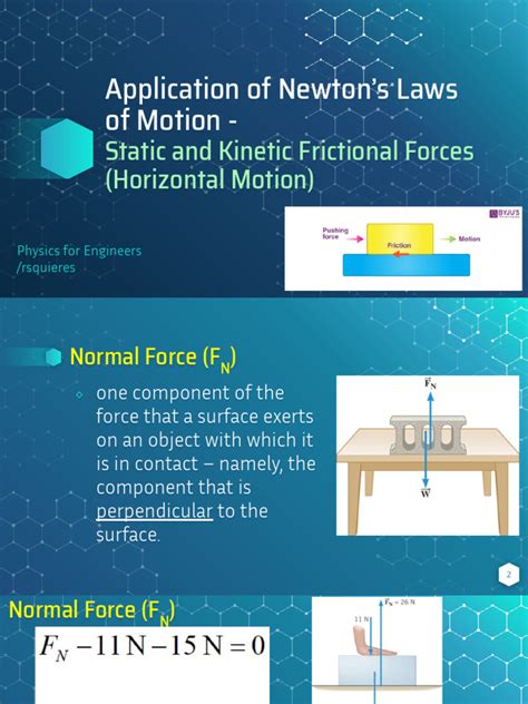 Nlm Static And Kinetic Frictional Forces Horizontal Motion Pdf