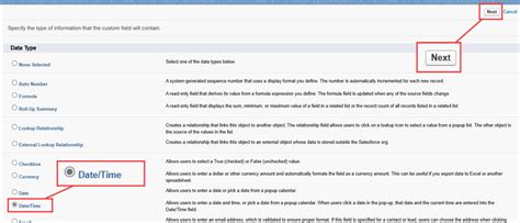 How To Create Date Time Field Type In Salesforce