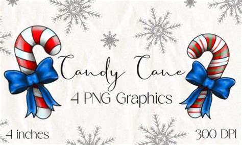 Candy Cane 4 Piece Png Graphics Graphic By Aberghdesigns · Creative Fabrica