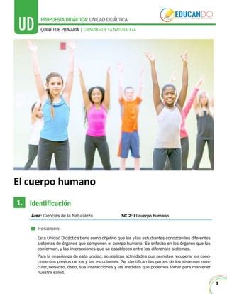 Unidad Didactica Cuerpo Humano PDF