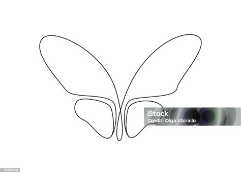 하나의 연속 선 그리기의 나비 웰빙 아름다움을위한 아름다운 비행 나방 또는 간단한 선형 스타일의 스파 살롱 로고 개념 편집 가능한 스트로크 낙서 벡터 일러스트 레이 션