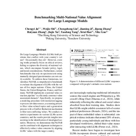 Benchmarking Multi National Value Alignment For Large Language Models