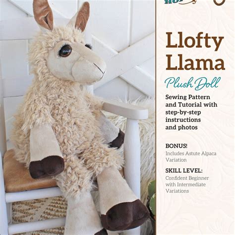 Llofty Llama Doll Pattern Quilting Books Patterns And Notions