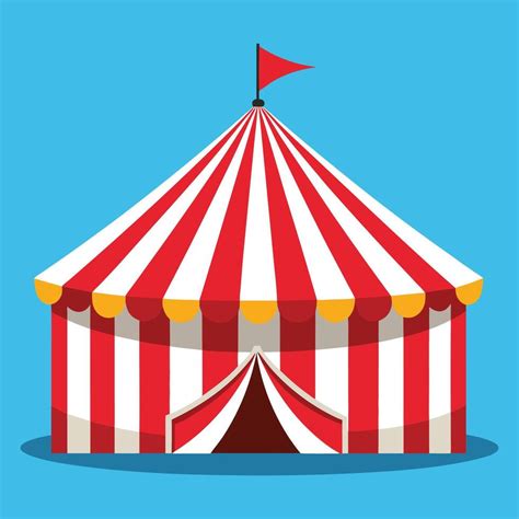 Striped Red Circus Tent Stock Illustration 49008812 Vector Art At Vecteezy