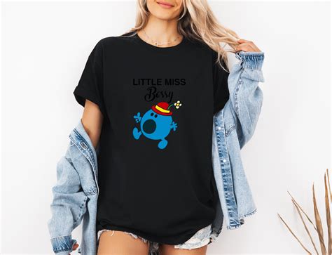 Little Miss Bossy Funny Character Book Nostalgia Meme Attitude Control T Shirt