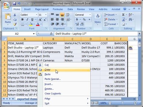 Handy Equipment Tool Manager Tutorial How To Import Inventory Data Simple Method