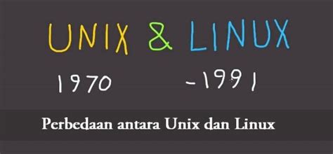 apa perbedaan antara unix dan linux it