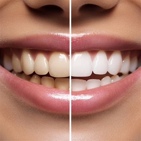 Tooth Enamel Before And After Premium Ai Generated Image