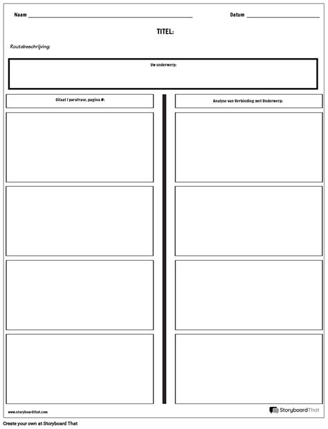 Kritische Analyse 3 Storyboard Door Nl Examples