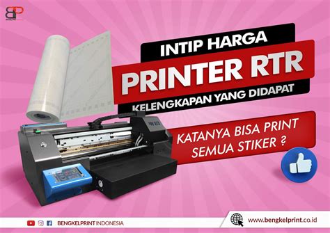 Paket Mesin Uv Rtr Dan Harga Terbaru Bengkel Print Indonesia