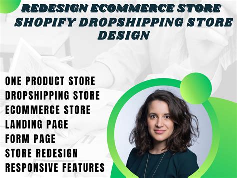 Shopify Dropshipping Store Design Redesign E Commerce One Product