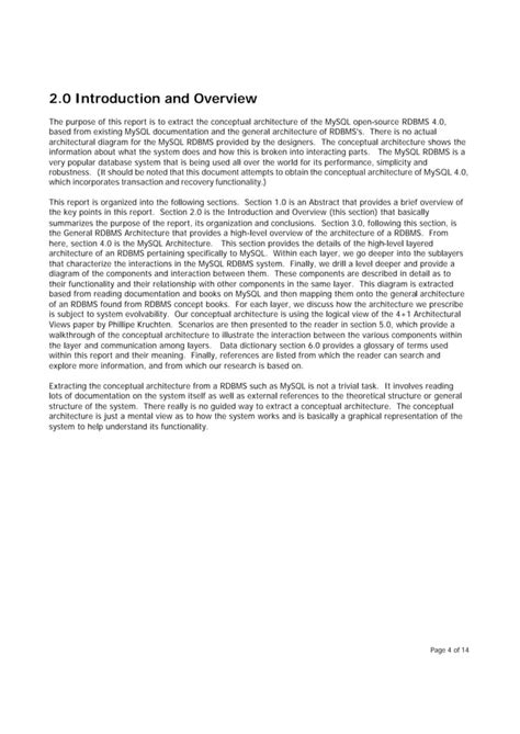 My Sql Conceptual Architecture Pdf