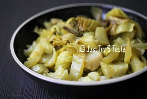 Homemade Acar Sawi Sawi Asin Just Try And Taste