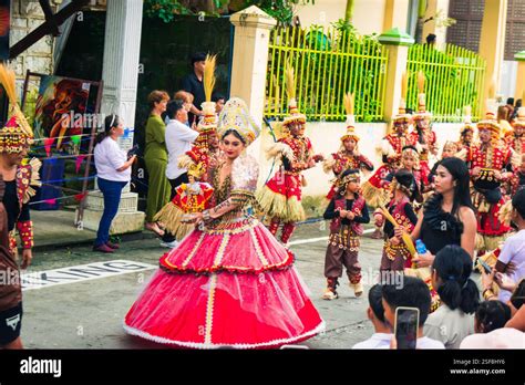 Romblon Romblon Philippines January 11 2025 Colorful Costumes Of
