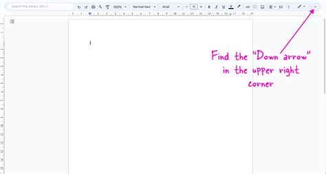Google Docs Menu Bar Missing FIX