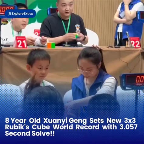 Speedcubing Milestone Xuanyi Geng Achieves 3057s World Record At Age