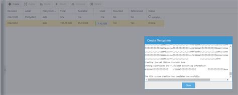Cannot View Filesystem After Creation General Openmediavault