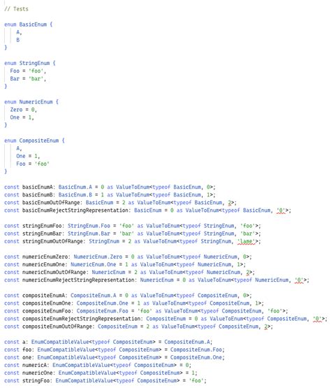 Allow T Extends Enum Generic Constraint · Issue 30611 · Microsofttypescript · Github