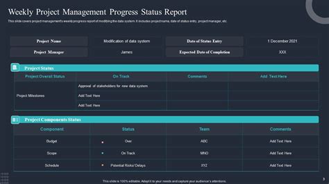 PM Progress Summary Document Ppt PowerPoint Presentation Complete Deck With Slides
