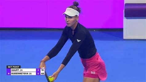 Coco Gauff Vs Veronika Kudermetova Highlights Wta Qatar