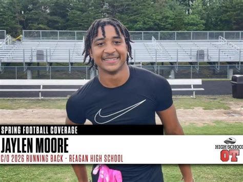 Interview Freshman Rb Jaylen Moore Already Holds An Offer From Unc Charlotte