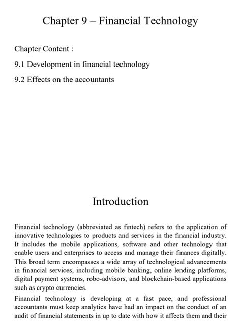 Chapter 9 Financial Technology Pdf Cloud Computing Analytics