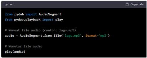 membuat aplikasi music player dengan python dan pydub