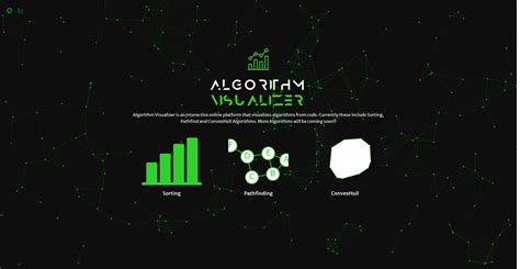 how to make a website like algorithm visualizer