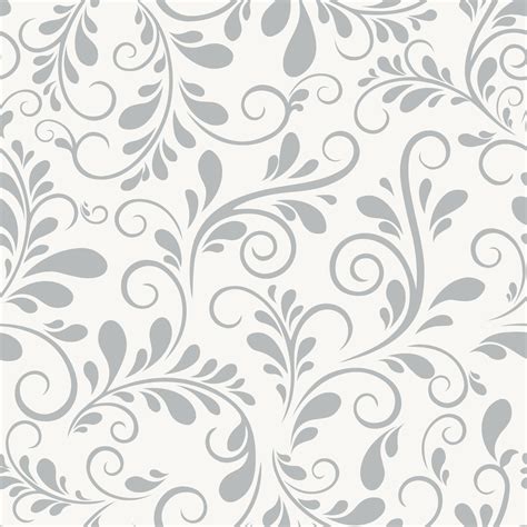 Seamless Floral Ornamental Vector Pattern Background And Wallpaper With Flowers For Fabric