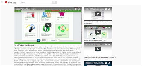 Youtube Like Template Layout Design Using Html5 And Css Skptricks