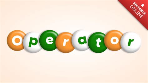 Operator Text Style Effects Generator