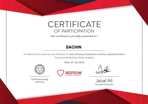 Sachin K S On Linkedin Workshop Cybersecurity Redteamhackeracademy Opportunity