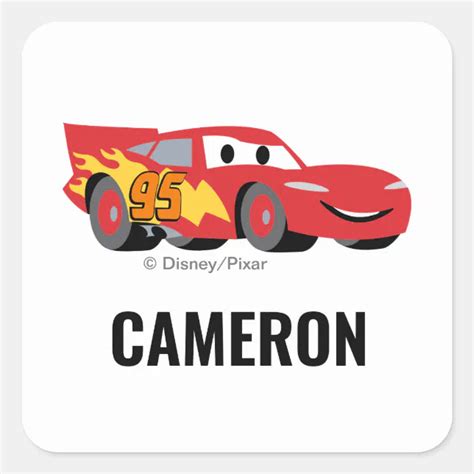 Custom Lightning Mcqueen Back To School Labels Zazzle