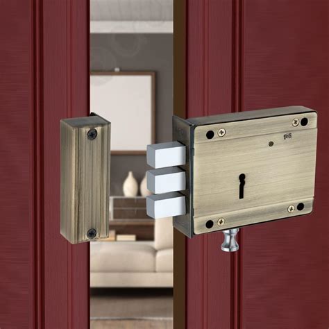 Duke Bullet 2 1 100mm Heavy Main Door Lock With 3 Solid Bullet And 6