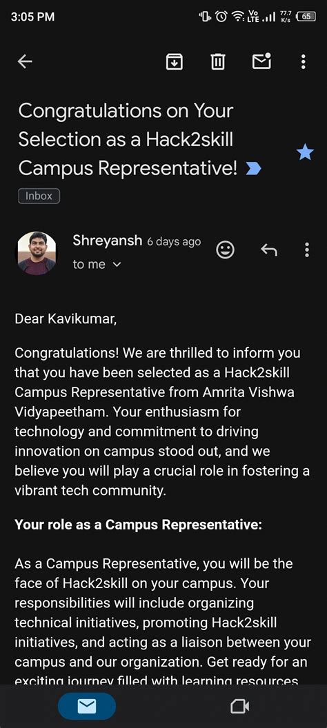 kavikumar m on linkedin hey connections i would like to thank