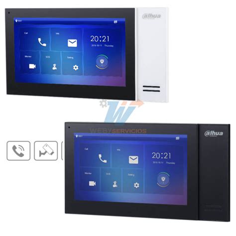 Monitor Dahua VTH2421FW-P o VTH2421FB-P » Weby Servicios