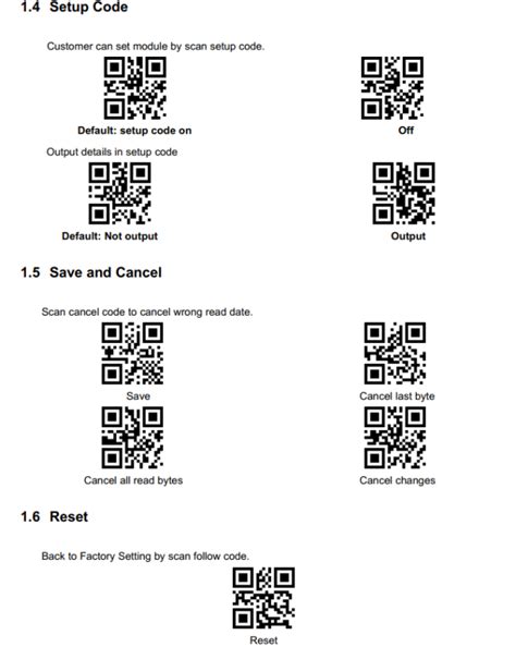 GM Bar Code QR Scanner Module Serial Or USB