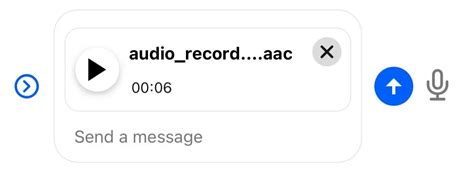 Audio Messages Support React Native V5 Chat Messaging Docs